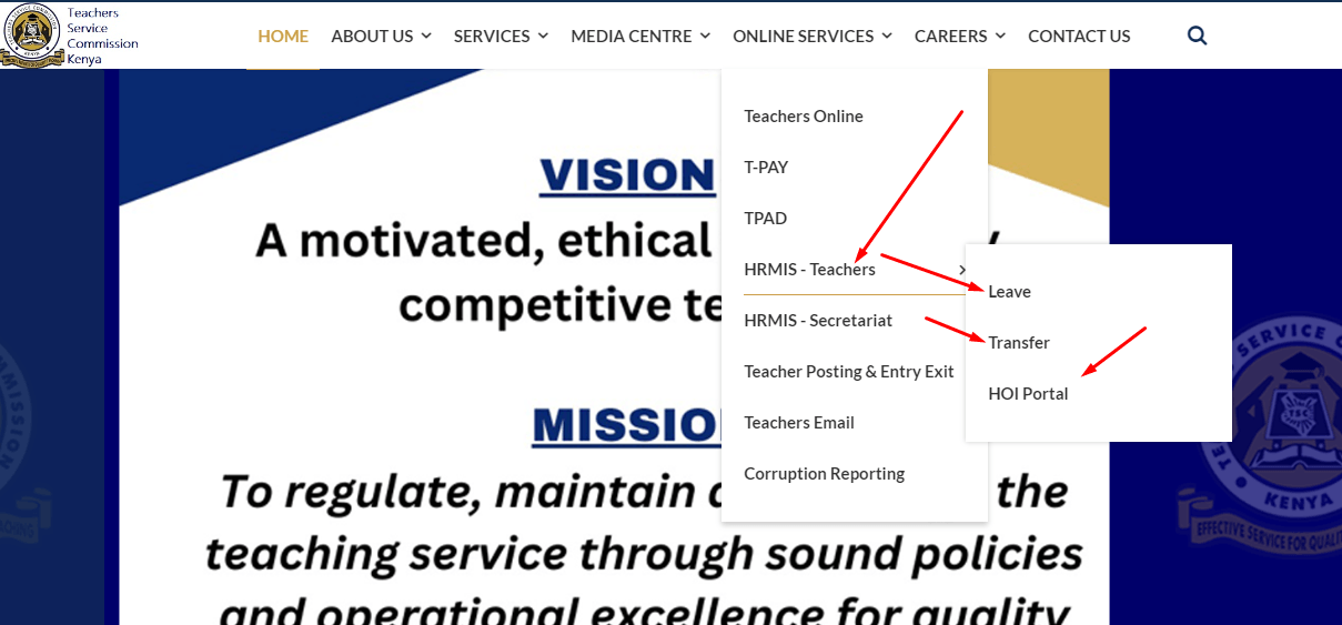 Latest HRMIS.TSC.GO.KE Login Link + Guide (2025)